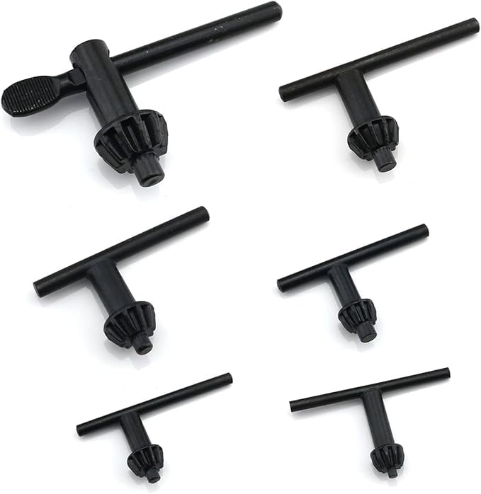 6IN1 Drill Chuck Key Wrench Electric Drill Clamping Tool 6 Sizes ...