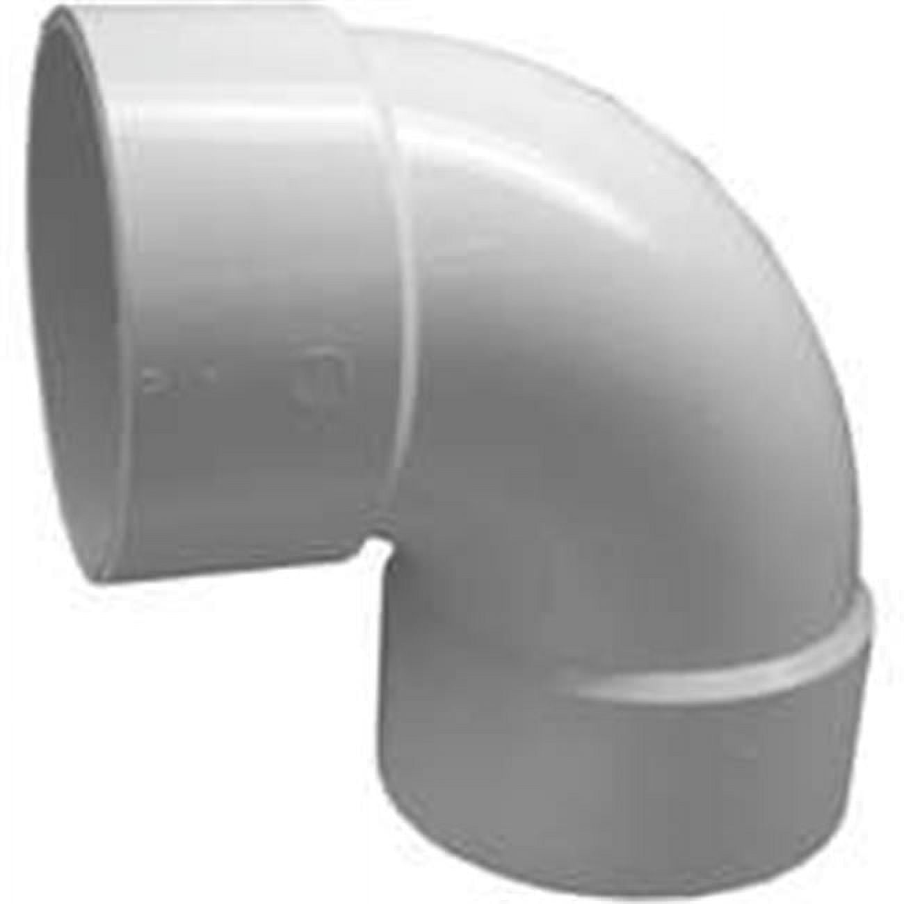 6In Dwv 90Deg Sanitary Elbow Genova Products Pvc - Dwv Elbows 72860 ...
