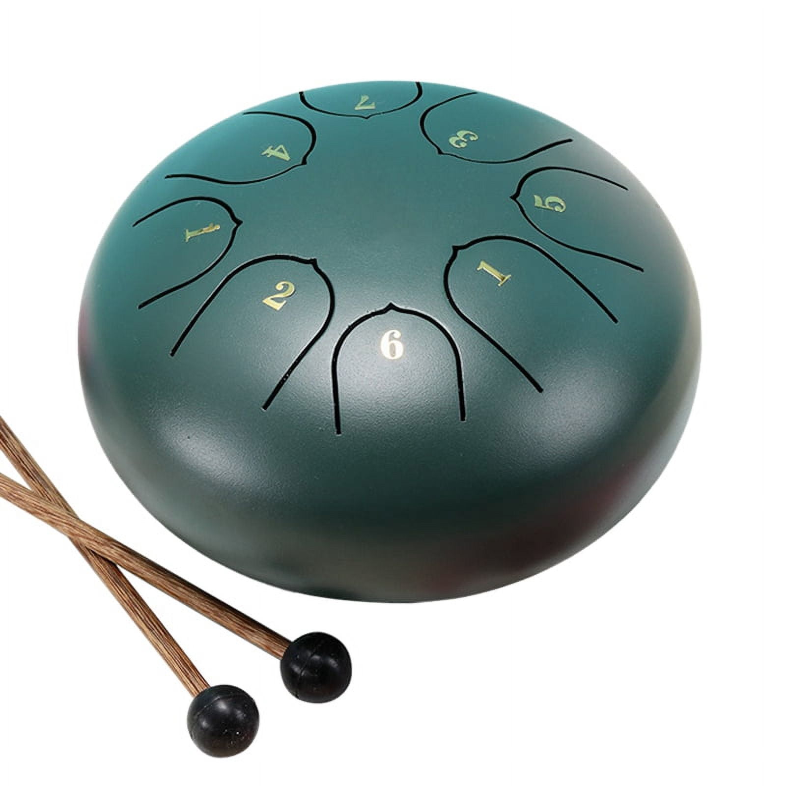 6Inch 8 Tone Hollow Drum Steel Tongue Drum Garden Rain Drum,F - Walmart.com