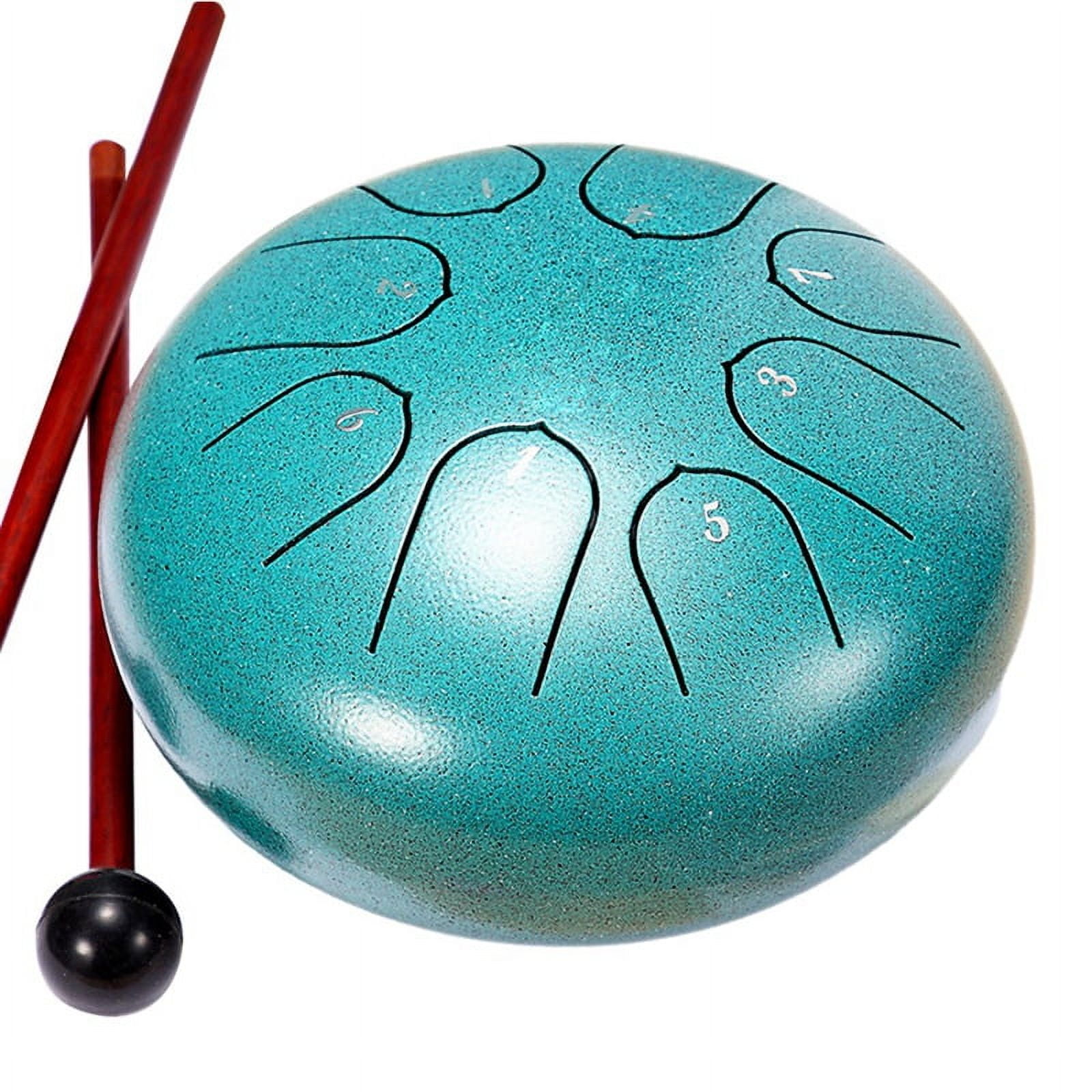 6Inch 8 Tone Hollow Drum Steel Tongue Drum Garden Rain Drum Steel ...
