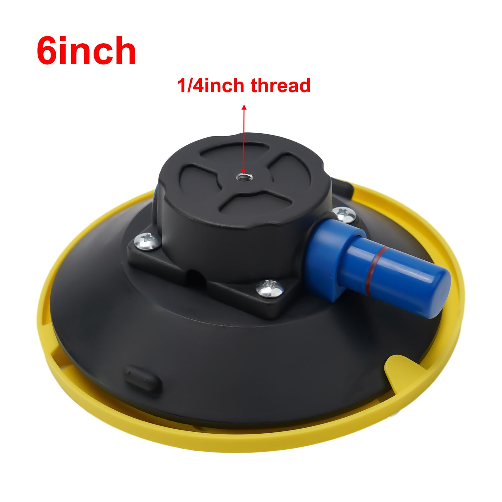 6Inch Vacuum Suction Cups Mount Base Hand Pumps Glass Suckers Cars ...