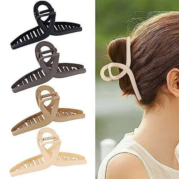 6Inche Extra Large Hair Clips，Claw Clips for Thick Hair and Long Hair ...