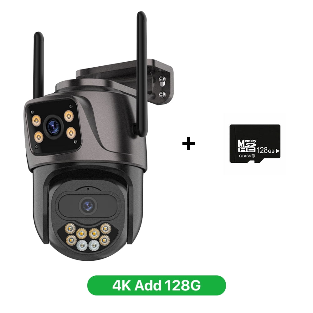 6K 9MP HD IP Camera Outdoor Three-Lens External WiFi Camera 4K 8MP Dual ...