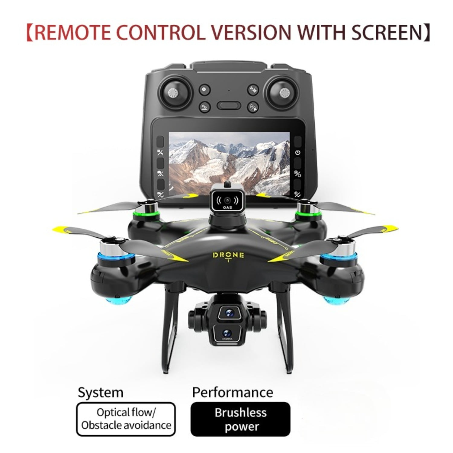 6K Drone with 2 Batteries (30 Mins Flight), Auto Obstacle Avoidance ...