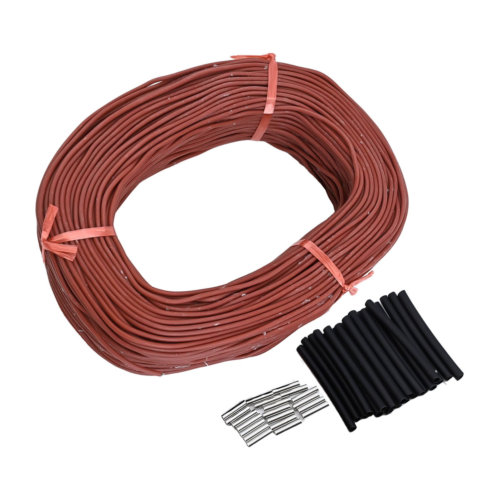 6K Heating Wire Floor Cable 20/30/50/100M 200degree 3000V 8UM-18UM Carbon Fiber Infrared ...