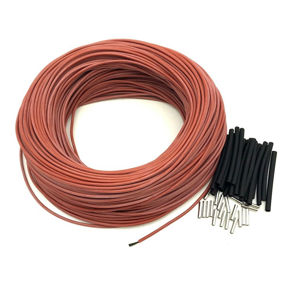 6K Heating Wire Floor Cable 20/30/50/100M 200degree 3000V 8UM-18UM ...