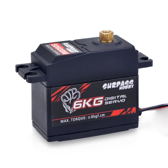 6KG Digital Metal Gear RC Servo Motor, 4.8–6V Standard Size Servo for 1 ...