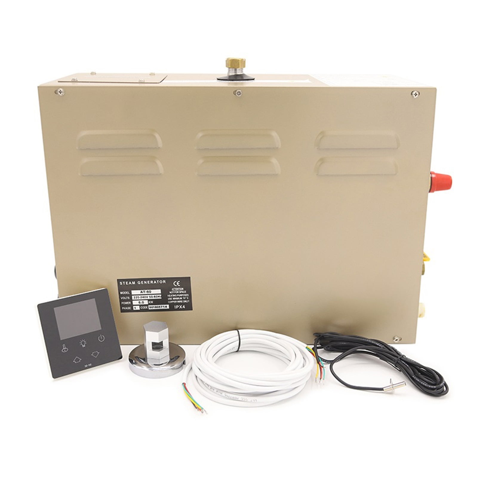 6KW Commercial Self-Draining Steam Generator Shower System Steam Bath ...