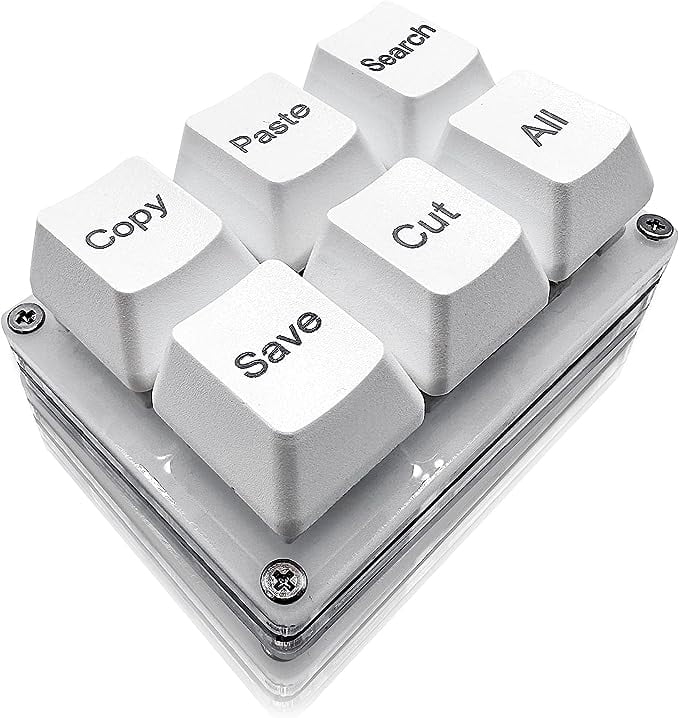 6Keys Copy Paste Search Save Cut Keyboard One Handed OSU Keypad ...