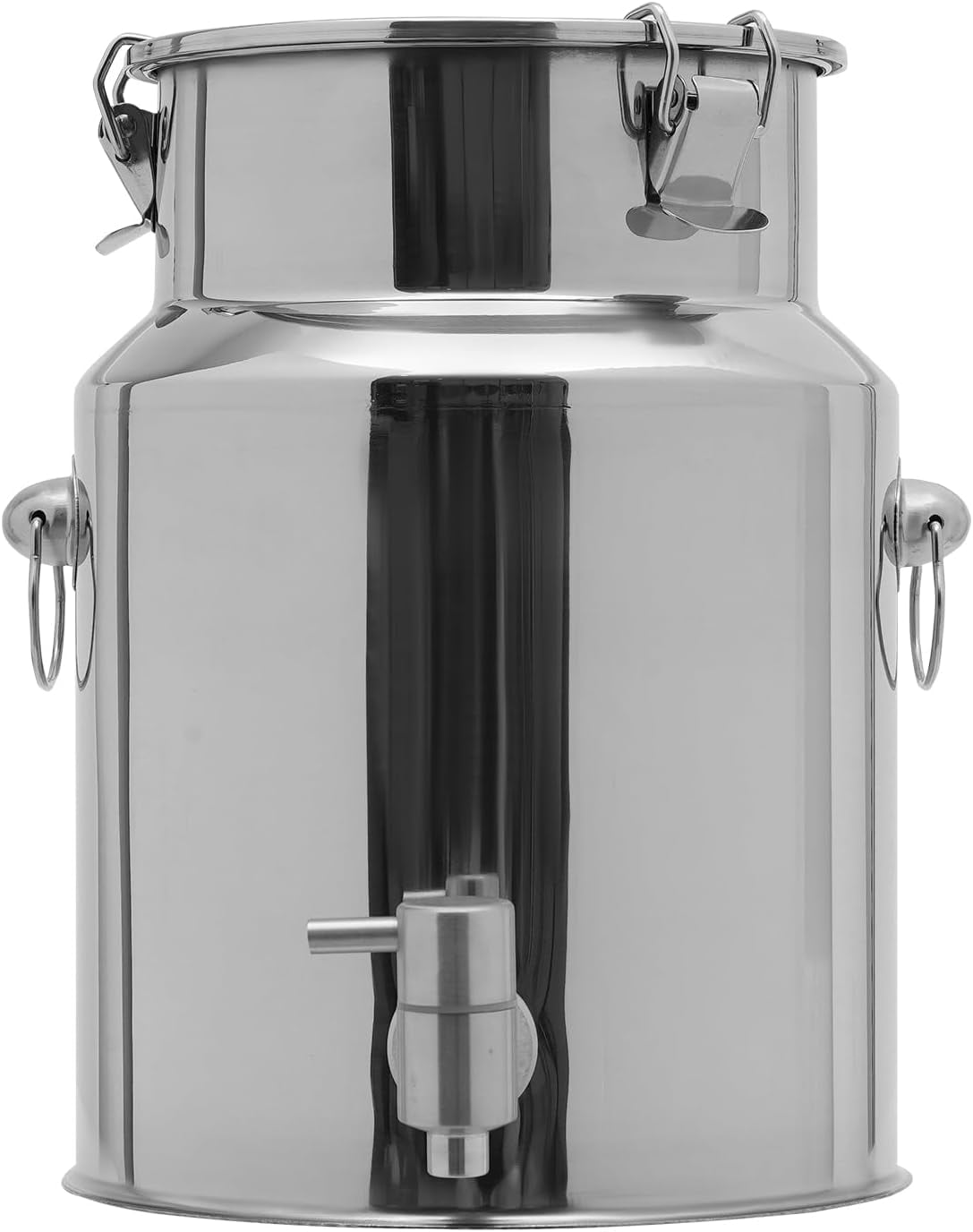 6L/1.59Gallon Milk Can with Faucet, Heavy Duty Milk Jug Milk Bucket ...