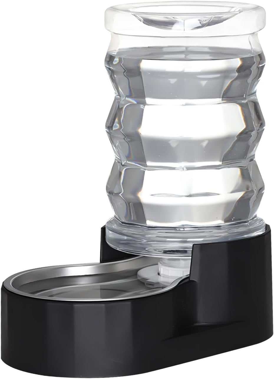 6L Automatic Pet Waterer, 100% BPA Free, Stainless Steel Gravity Feeder ...