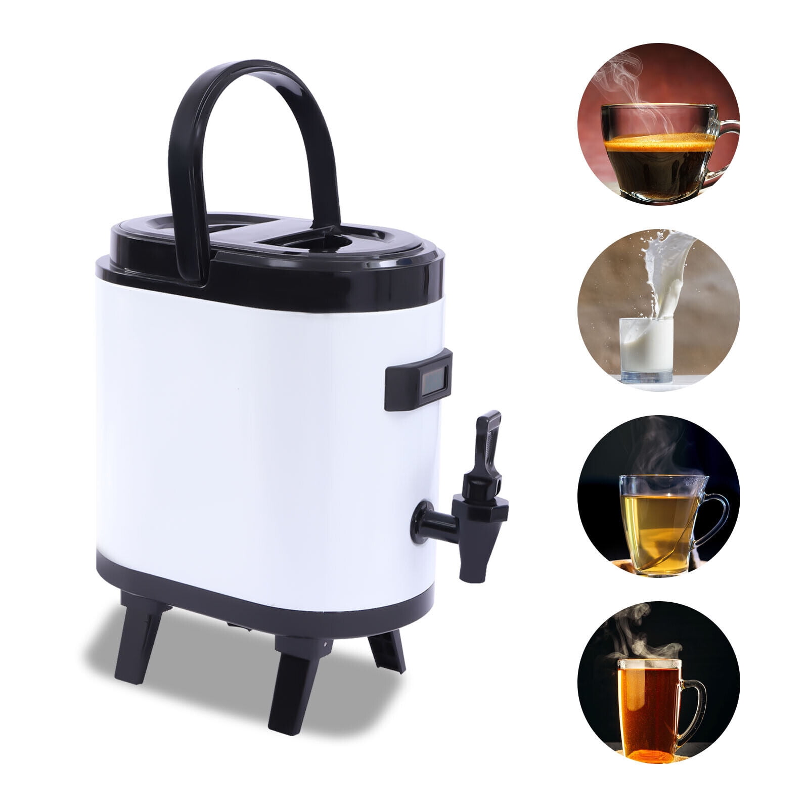 6L Beverage Dispenser Insulated Thermal Hot Cold Drink Dispenser ...