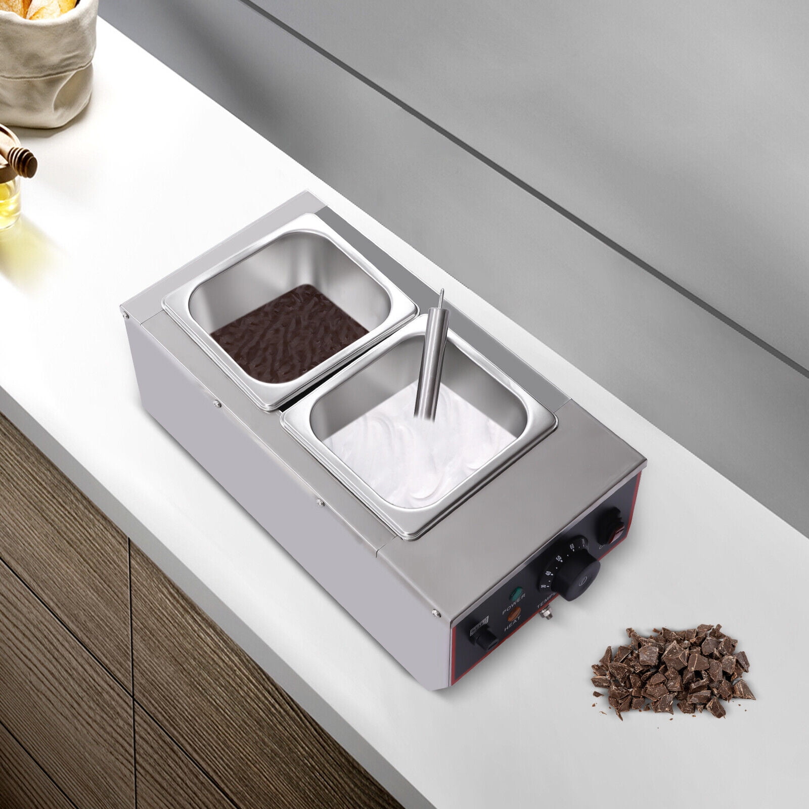 6L Chocolate Tempering Machine Electric Melting Pots Stainless Steel ...