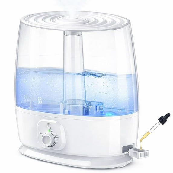 6L Cool Mist Humidifier for Baby, Nursery & Large Room, 3-in-1 Top Fill ...