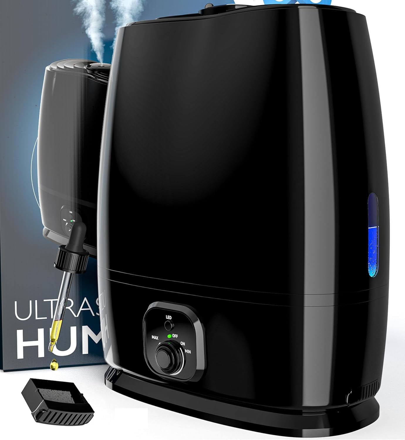 6L Humidifiers for Bedroom, Quiet 50HR Runtime No-Filter Supersized ...