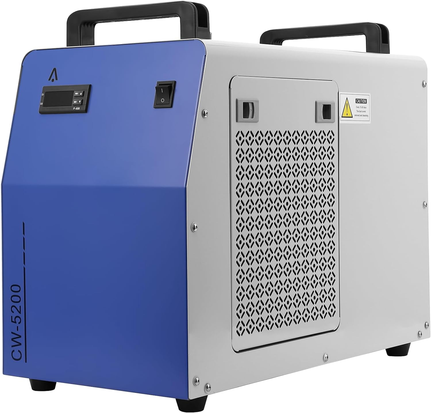 6L Industrial Water Chiller CW-5200, 0.9hp 2.6gpm Water Cooling System ...
