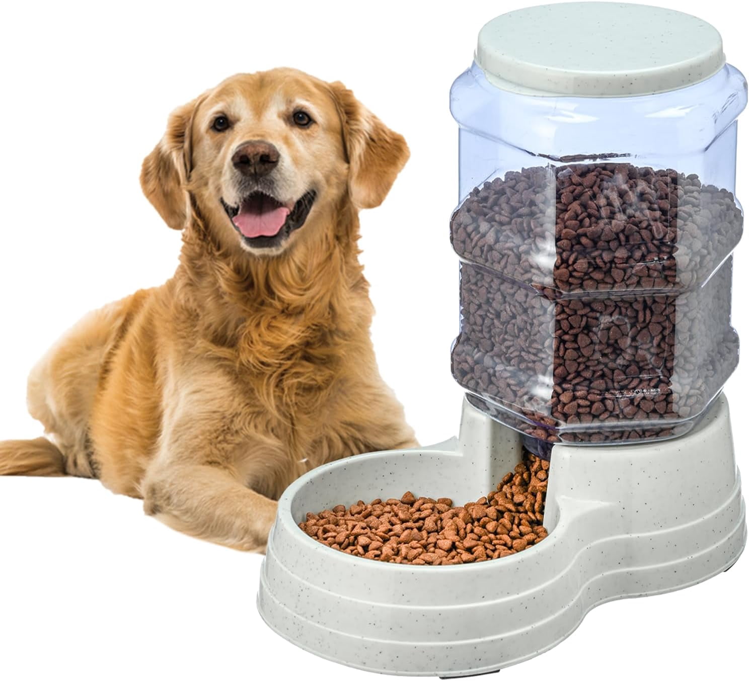 6L Large Capacity Dog and Cat Water Dispenser Station,Pet Water Feeder ...