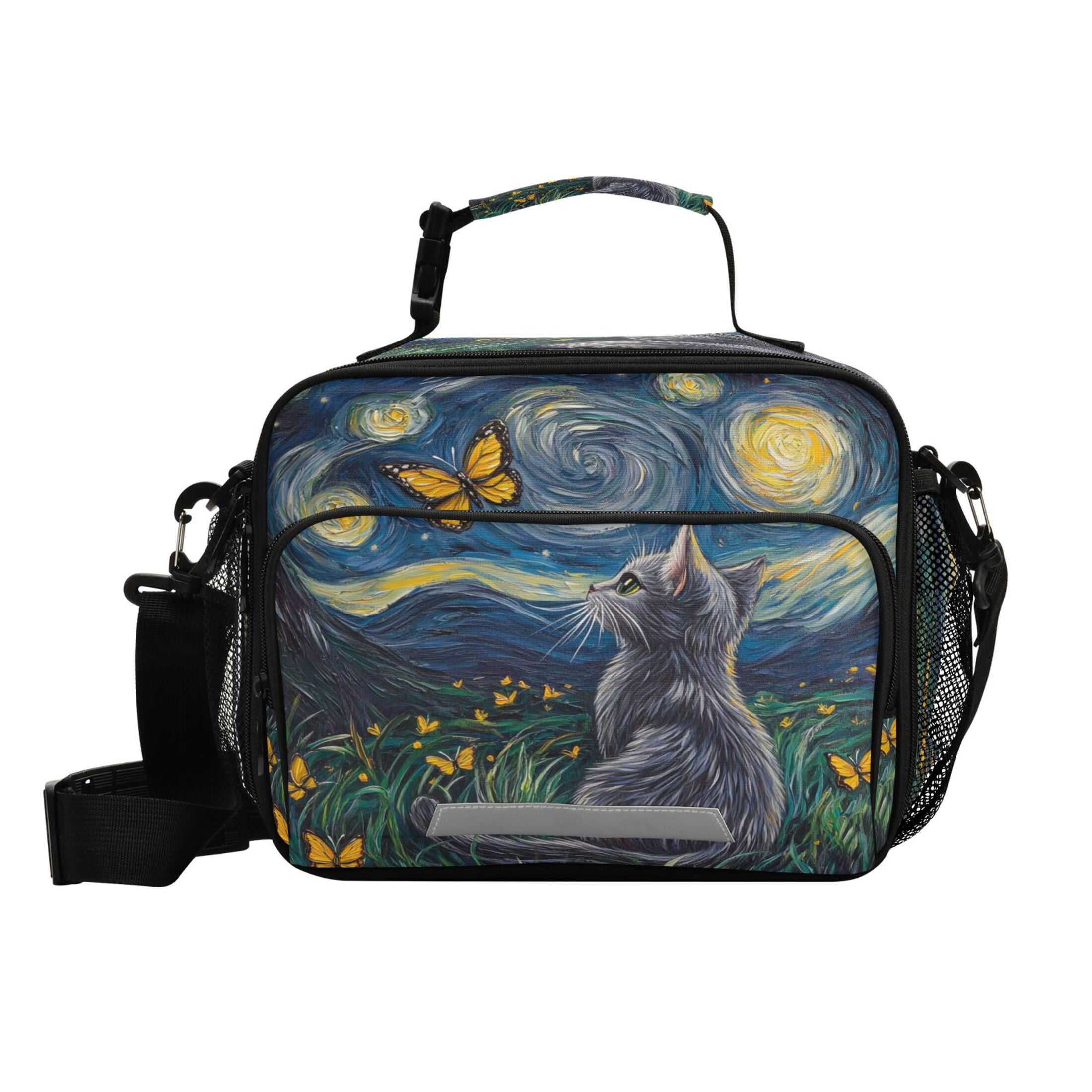 6L Large Capacity Student Lunch Bag, Insulated Cooler Bag with ...