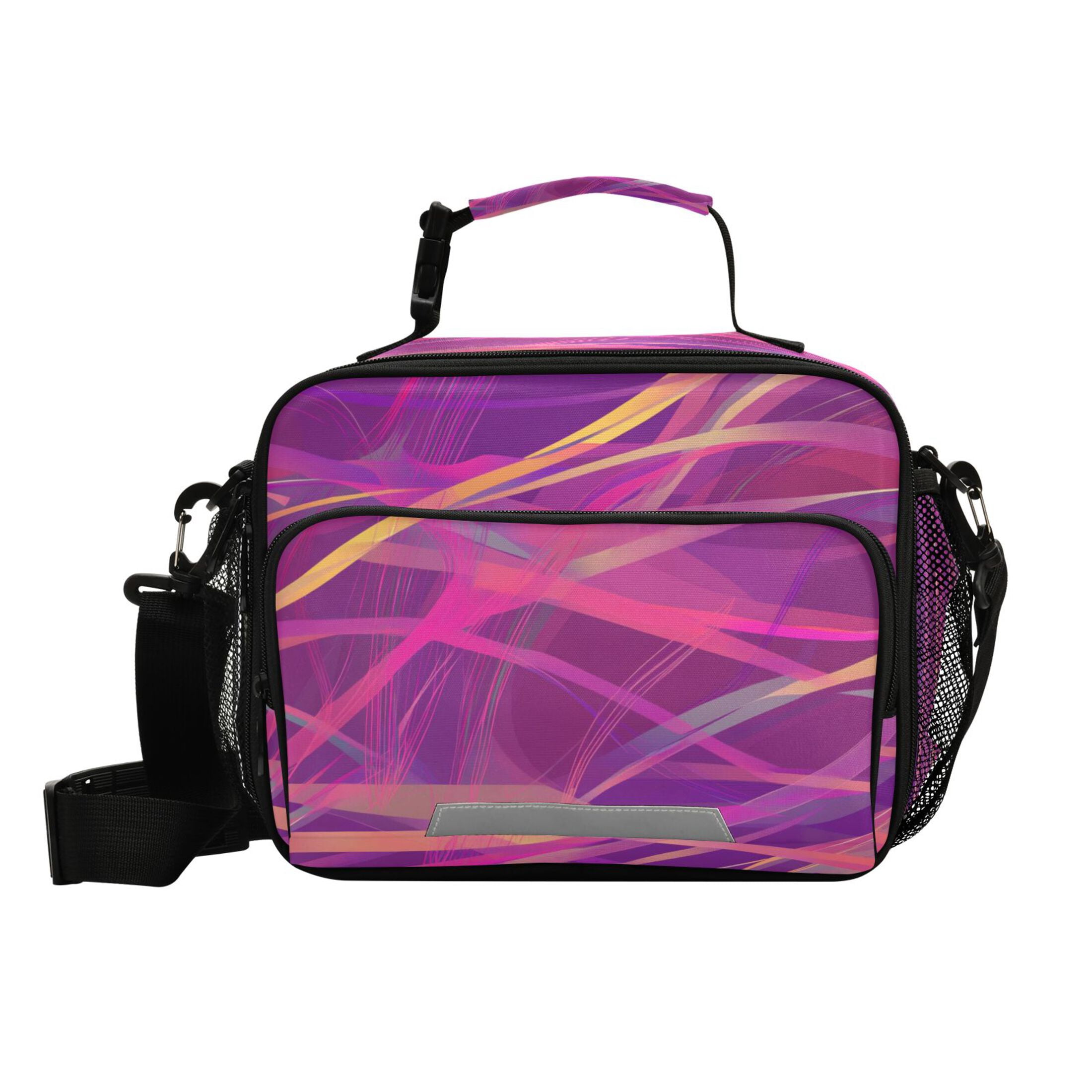 6L Leakproof Lunch Tote with Thermal Lining Lunch Bag Picnic Cooler Bag ...