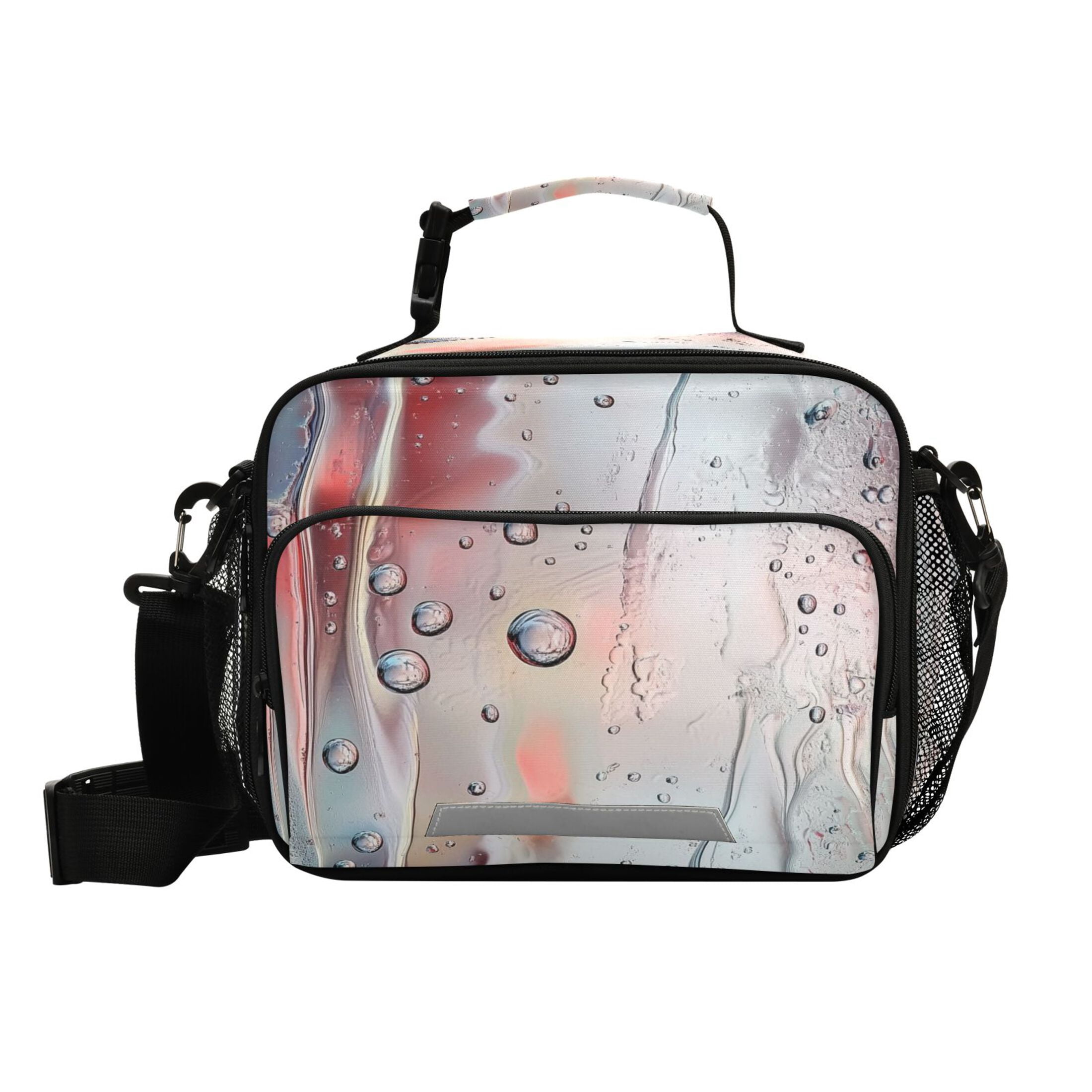 6L Leakproof Lunch Tote with Thermal Lining Lunch Bag Picnic Cooler Bag ...