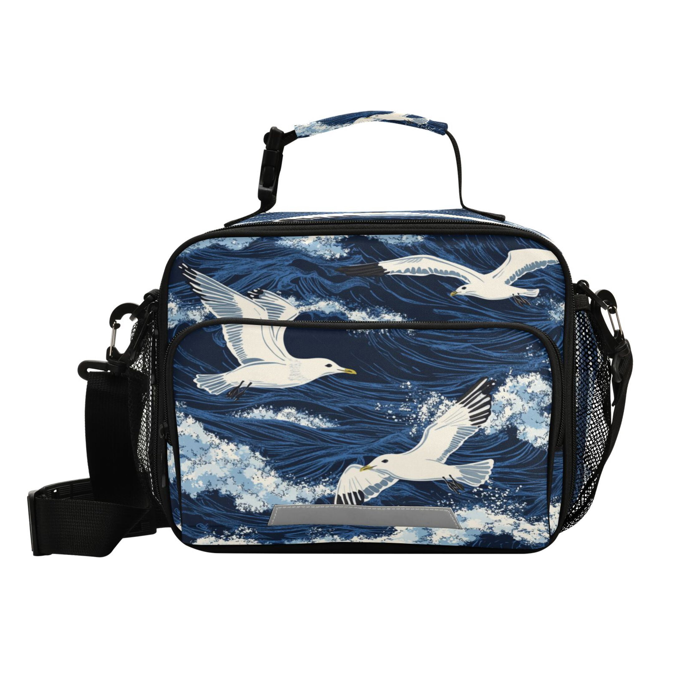 6L Leakproof Lunch Tote with Thermal Lining Lunch Bag Picnic Cooler Bag ...
