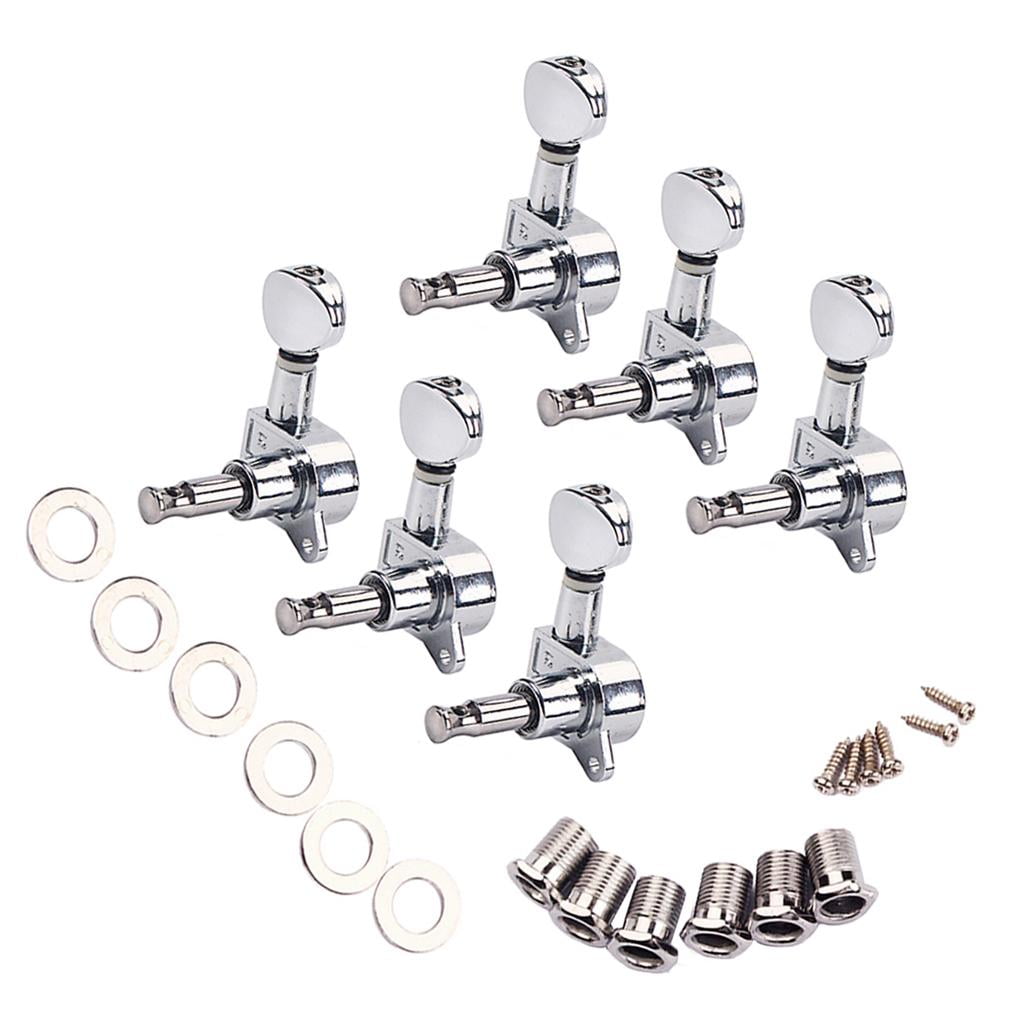 6L Peg Machine Heads For Electric Guitar DIY Replacement Parts ...