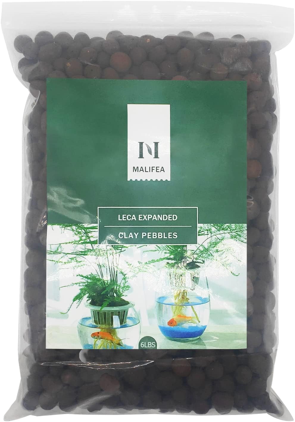 6LBS Leca Expanded Clay Pebbles Hydroponics Supplies for Indoor Garden ...