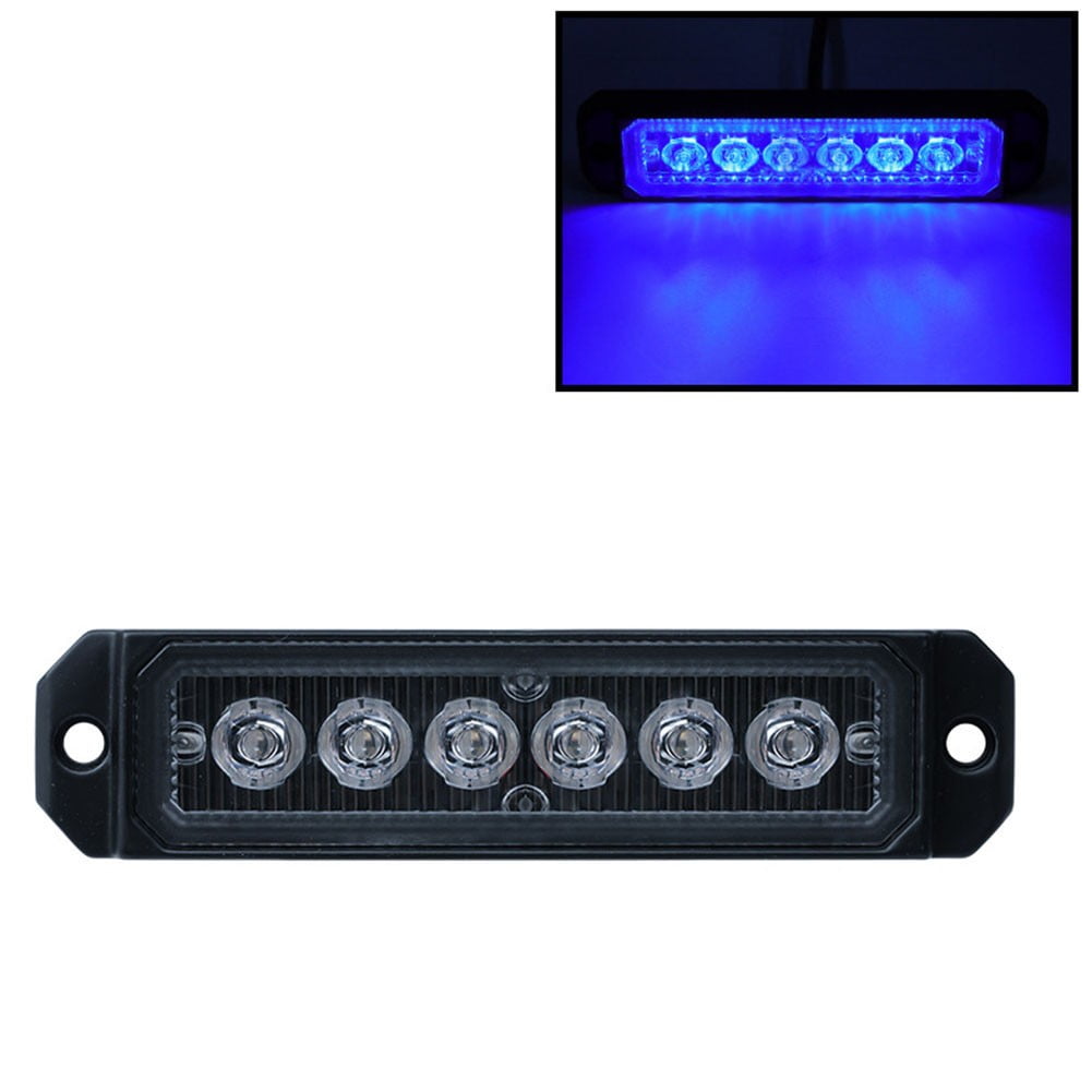 6LED Strobe Flashing Grille Light For Car Truck Van Off Road Vehicle ...