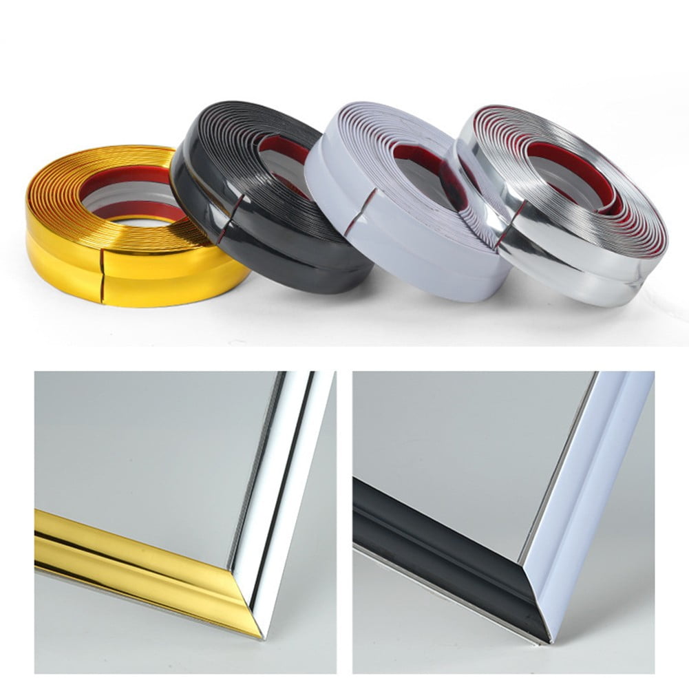 6M*3cm Wall Corner Decor Strip Wall Skirting Line Sealing Strip Tape ...