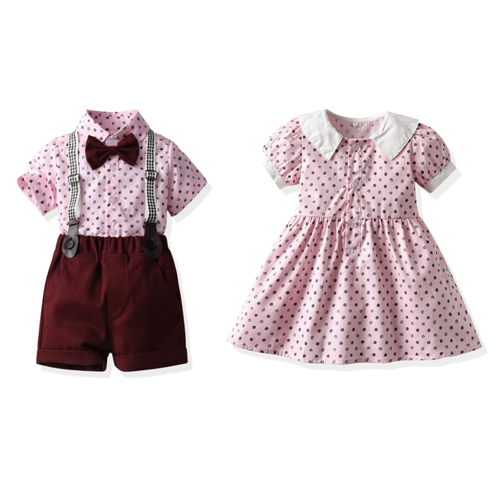 6M-6T Baby Boy Girl Brother And Sister Matching Outfits Toddler Kids ...