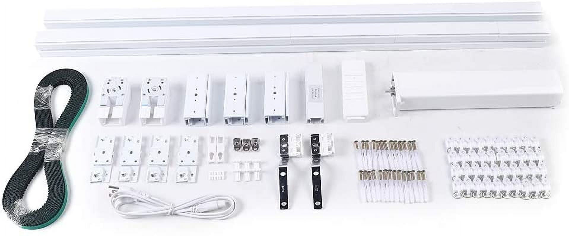 6M Curtain Track Remote Control Home Motorized Curtain Track Electric ...