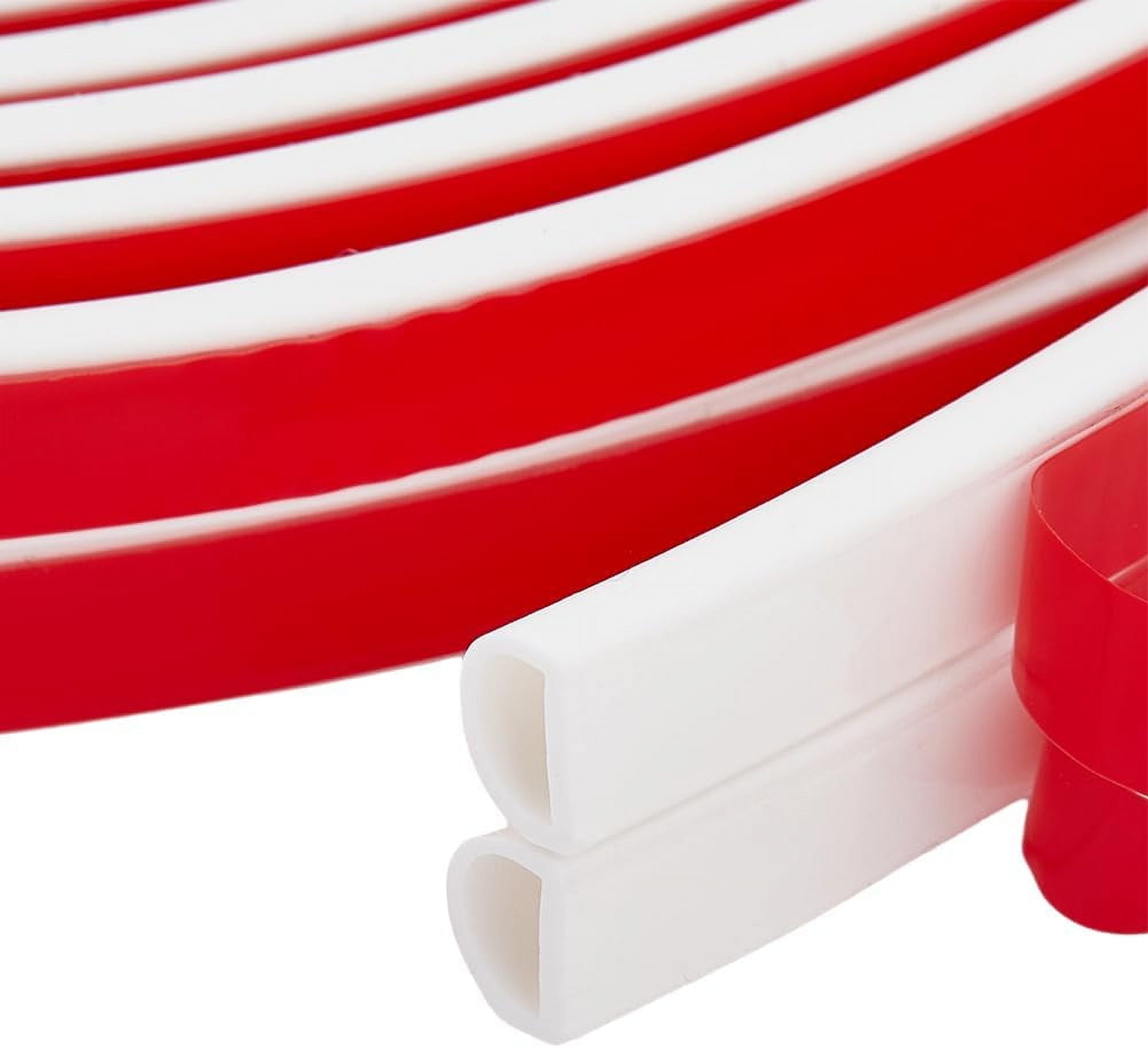 6M Silicone D-Shaped Sealing Strip Self Adhesive Type D Window Seal ...