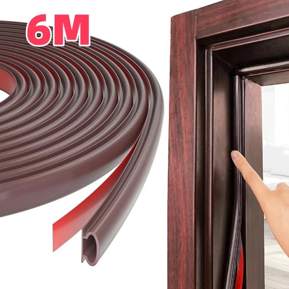 6M Weather stripping Door Seal Window And Door seal strip Soundproofing ...
