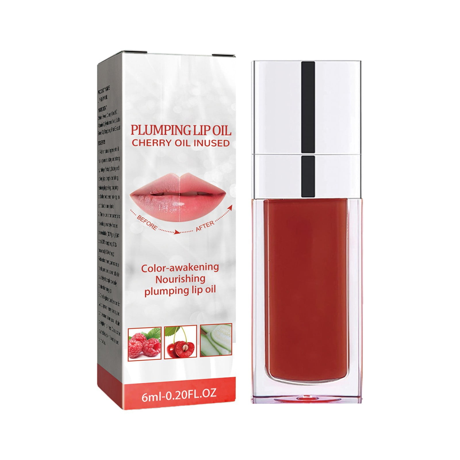 6ML Volumizing & Moisturizing Lip Gloss Lips Fades Lip Lines Hydration ...