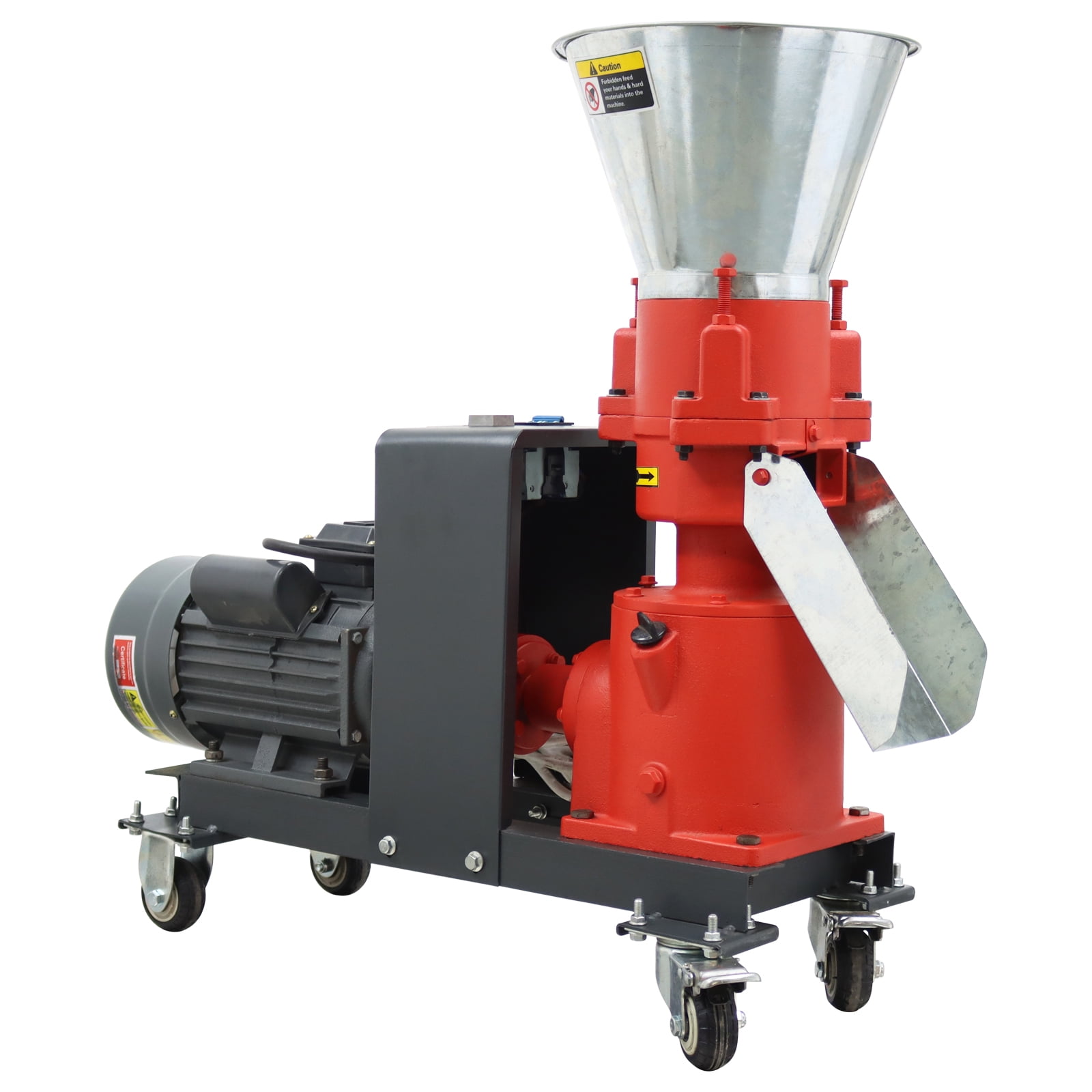 6MM Chicken Feed Pellet Mill Machine Electric Animal Feed Granulator ...
