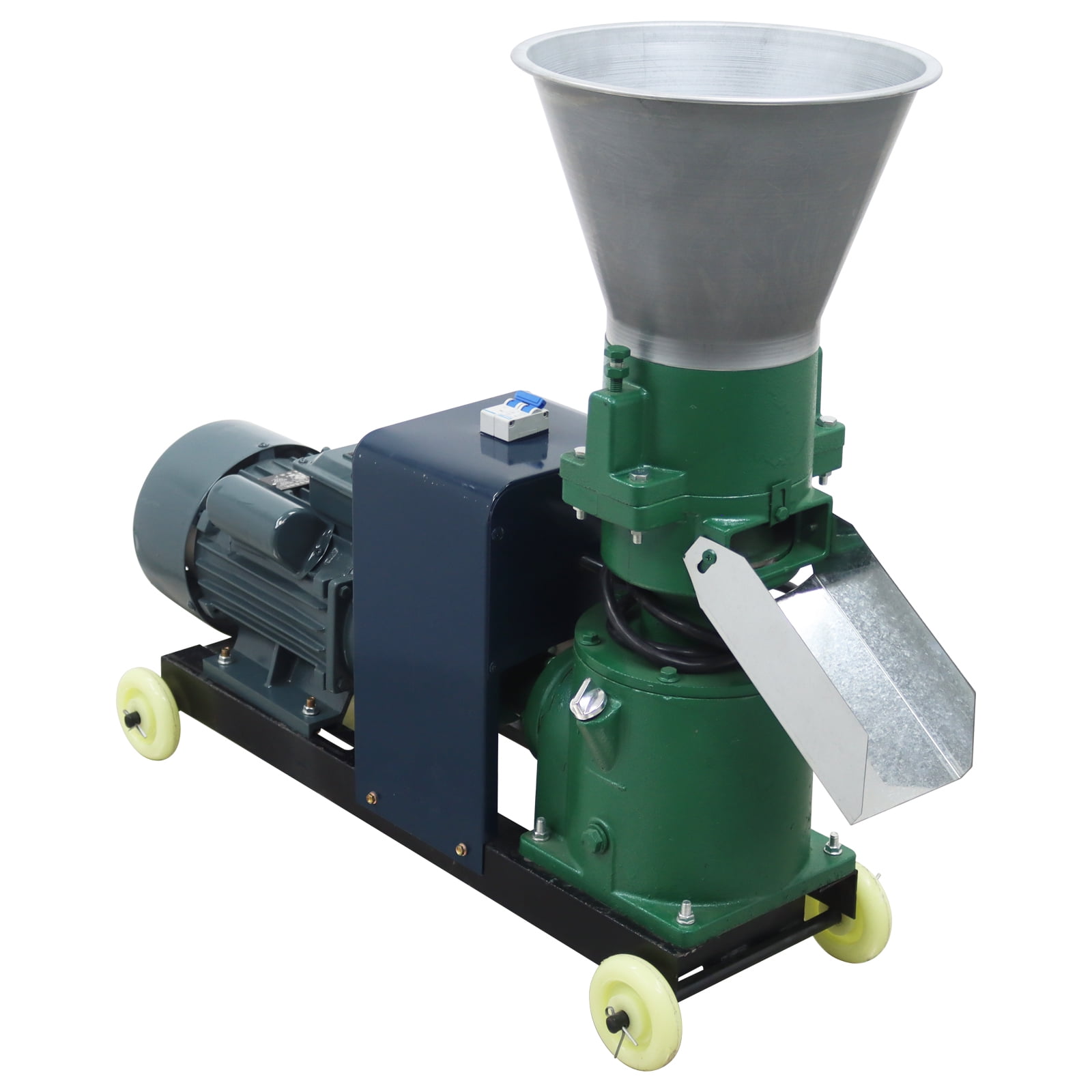 6MM Chicken Feed Pellet Mill Machine Farm Animal Feed Granulator 220V ...