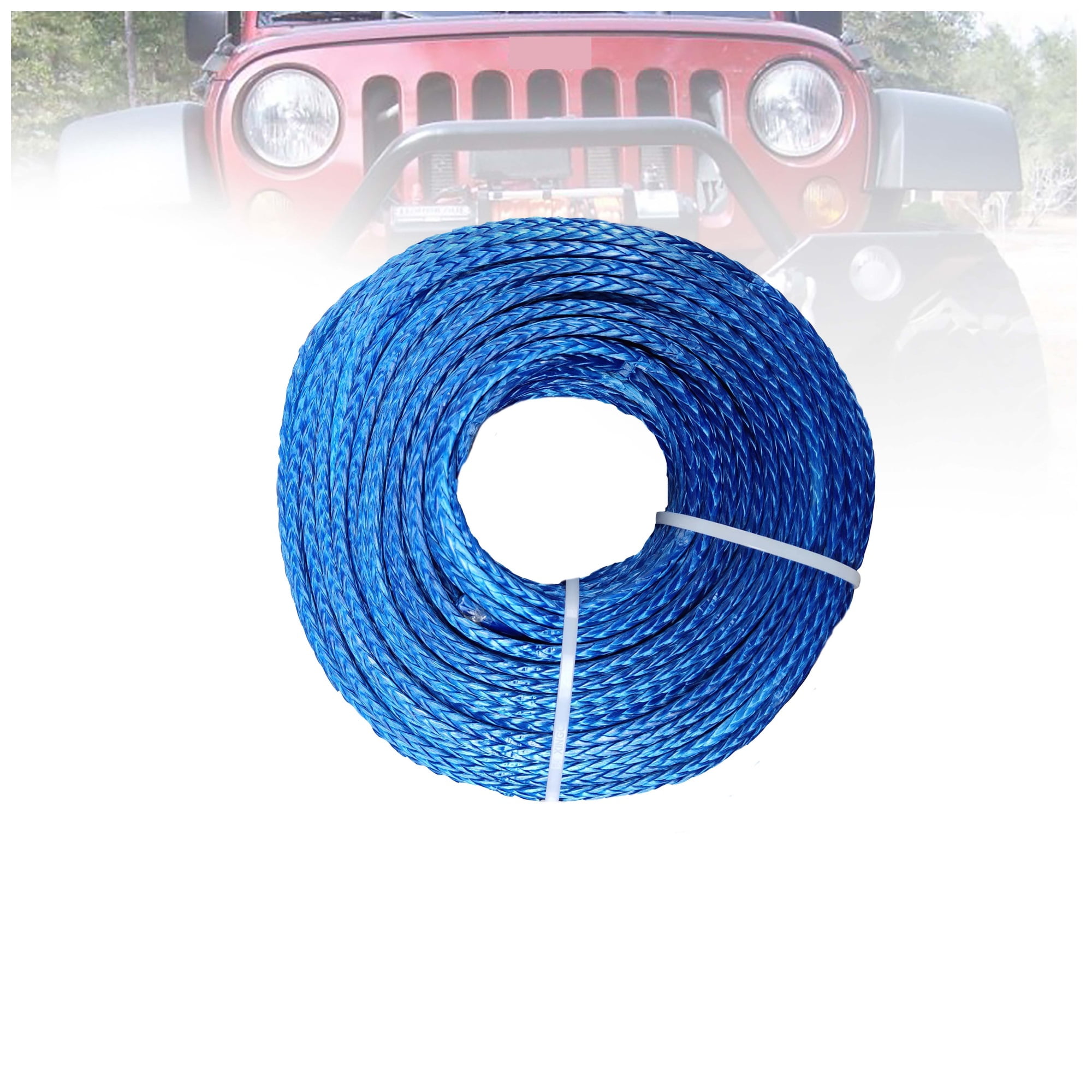 6MM X 100M UHMWPE Winch Rope Towing Line,atv Winch Rope Winch Cable For ...