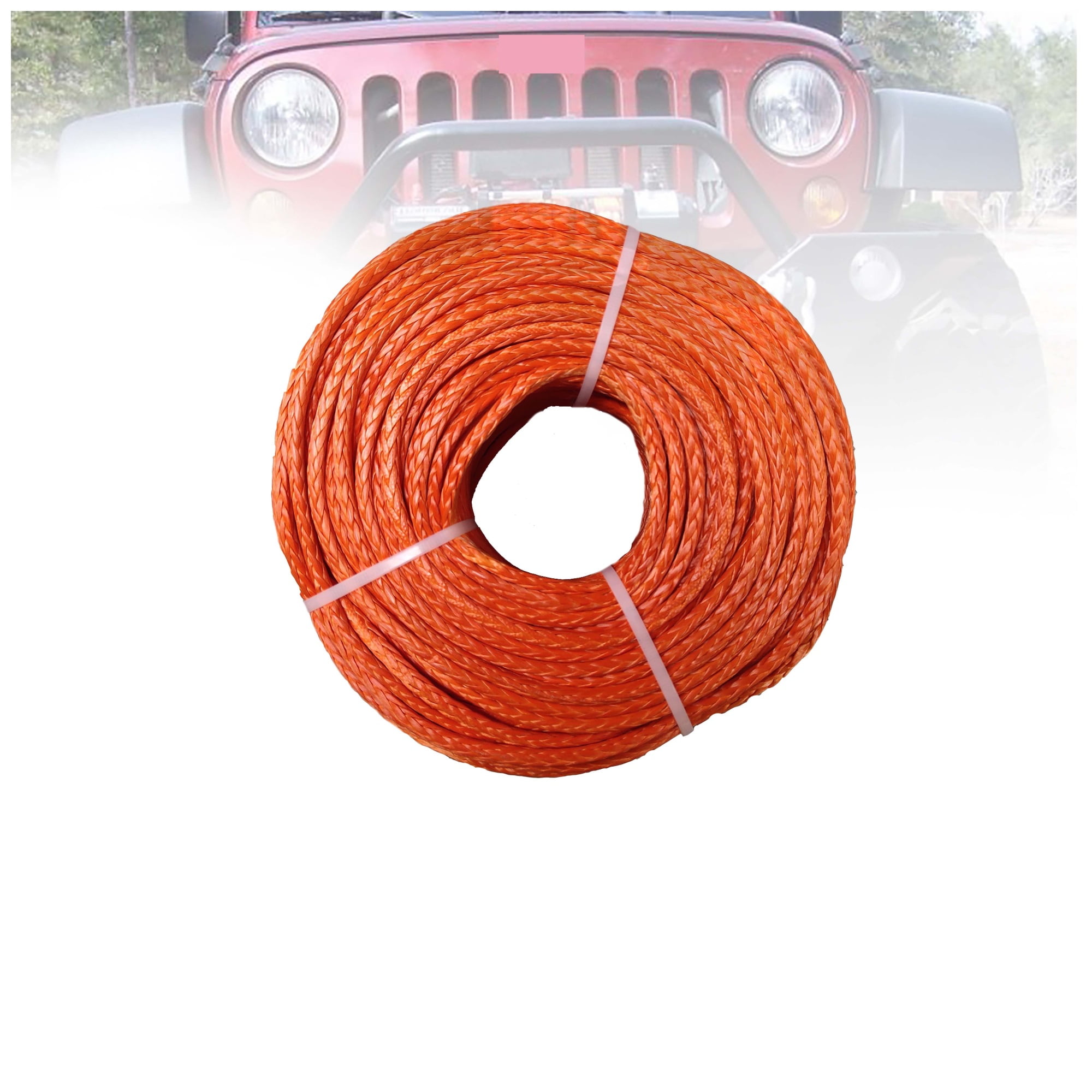 6MM X 100M UHMWPE Winch Rope Towing Line,atv Winch Rope Winch Cable For ...