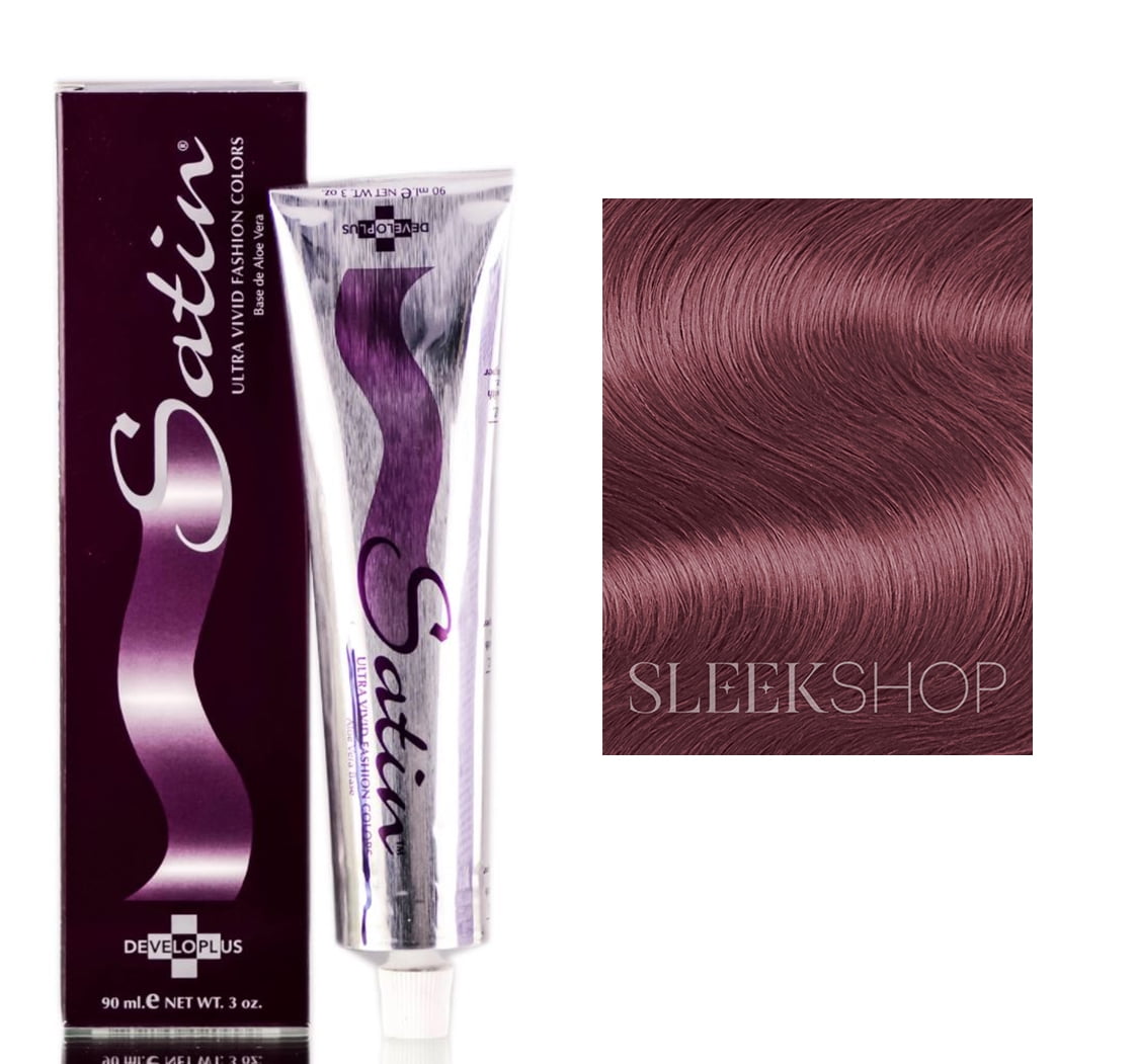 6MV - Mahogany Violet , Satin Hair Color - ultra vivid fashion colors ...