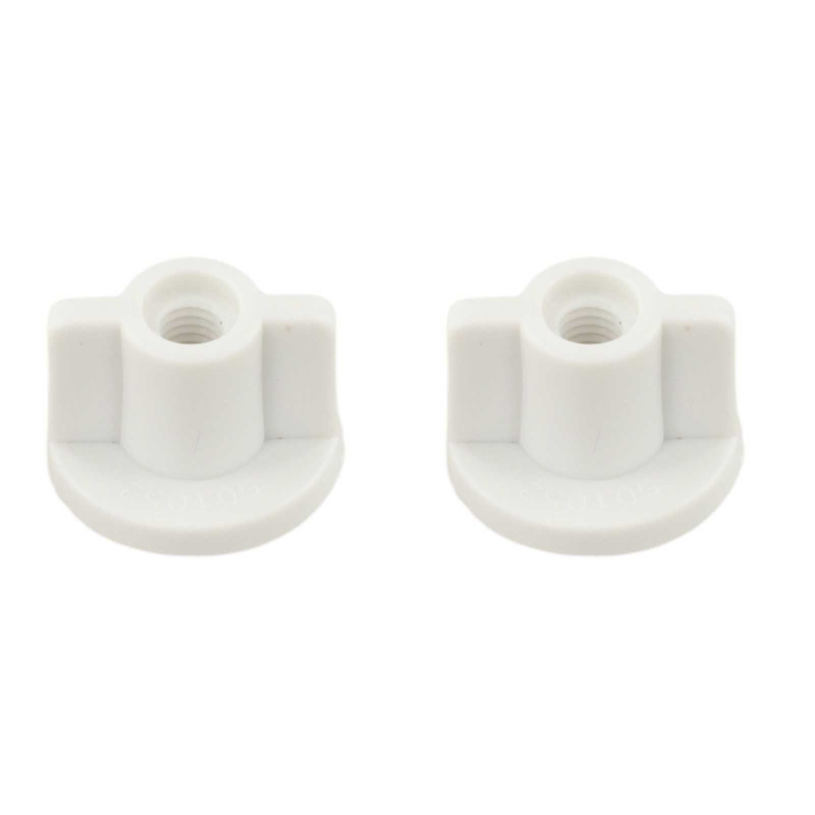 6Mm Plastic Screw Back Nut Replacement For Toilet Seat Bottom - 2Pcs ...