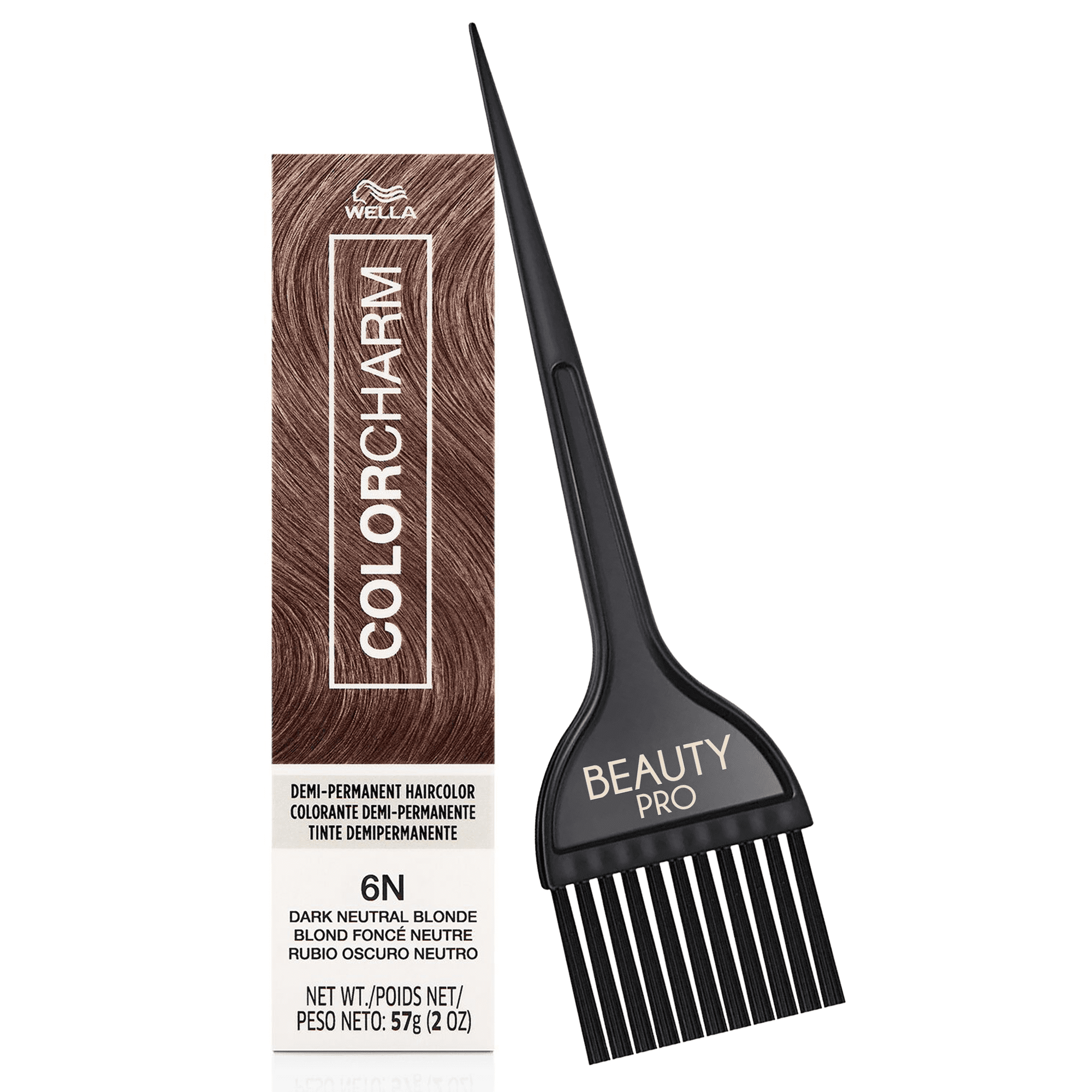 6N Dark Neutral Blonde, Wella ColorCharm Demi-Permanent Creme Hair ...