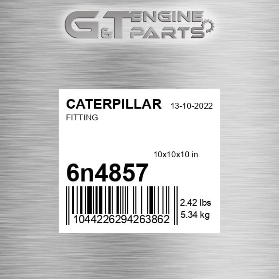 6N4857 FITTING fits CATERPILLAR (NEW AFTERMARKET) - Walmart.com