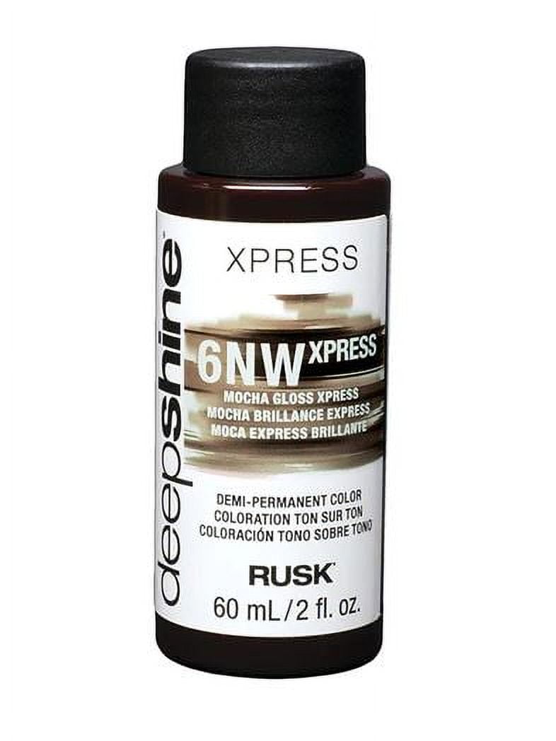 6NW - Mocha , Rusk Deepshine Xpress Demi-Permanent Color (2 oz) hair ...