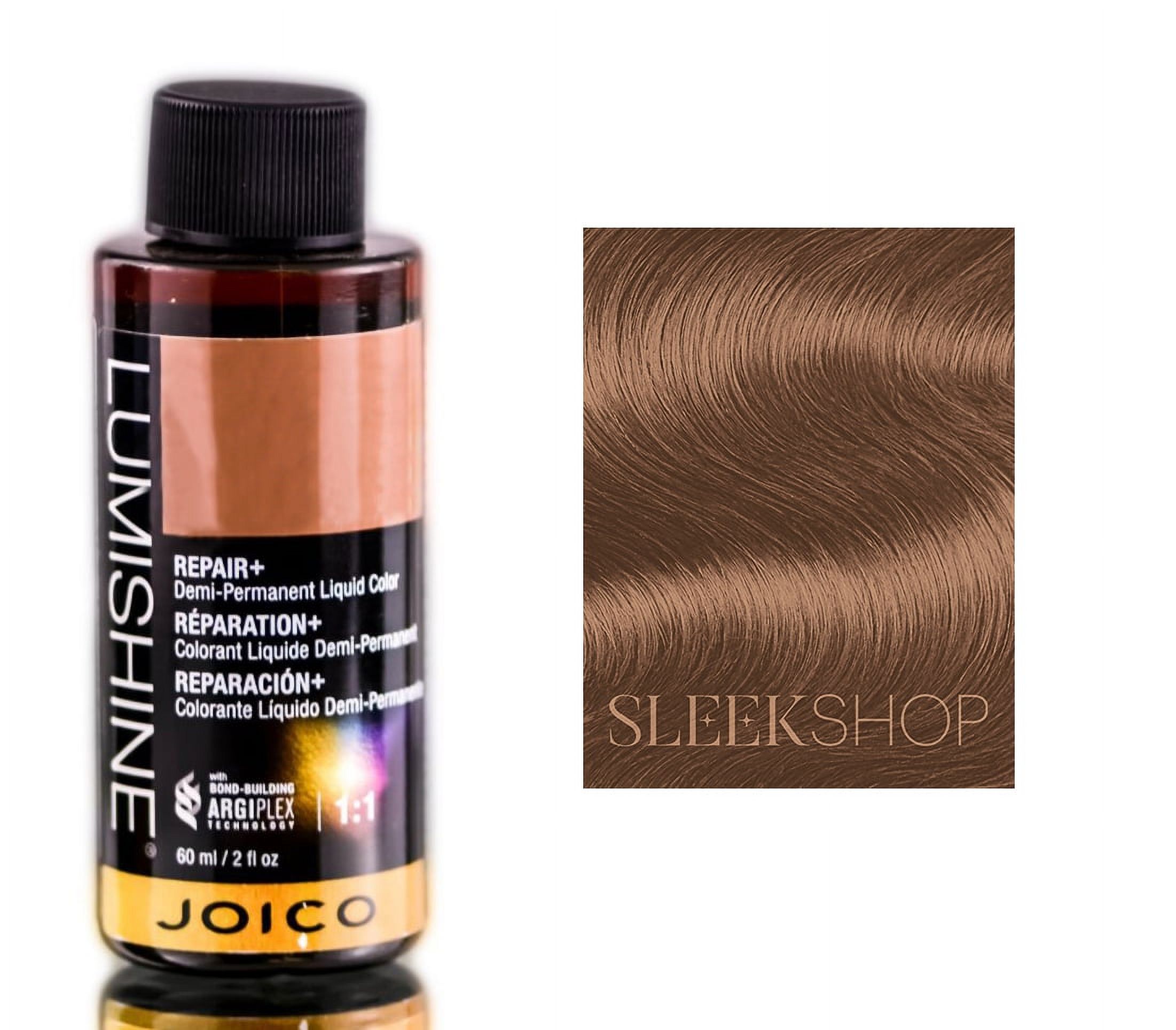 {6NW - Natural Warm Dark Blonde} Joico Lumishine Demi Permanent Liquid ...