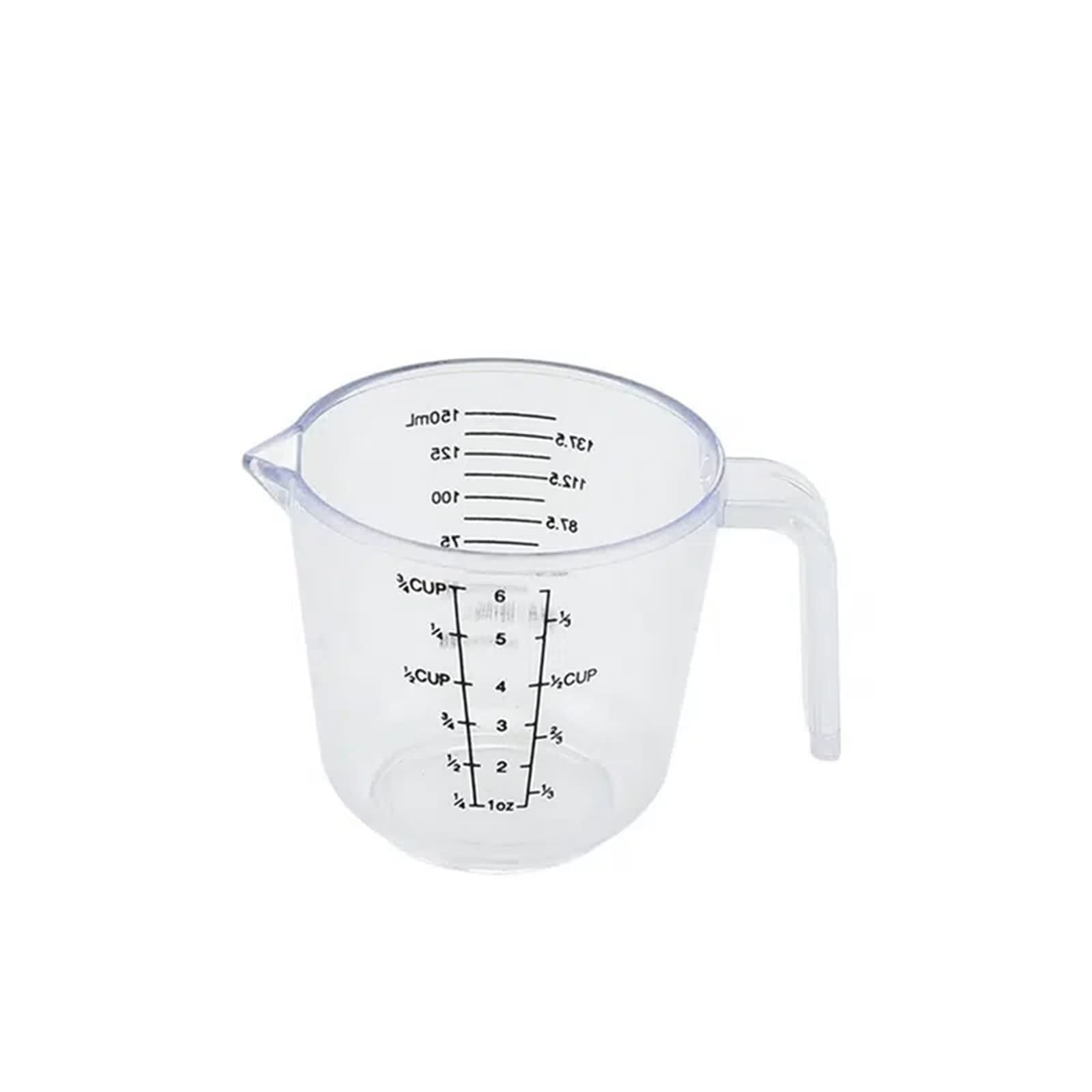 6OZ Measuring Cup, Small Plastic Stackable Clear Measuring Jug fenze ...