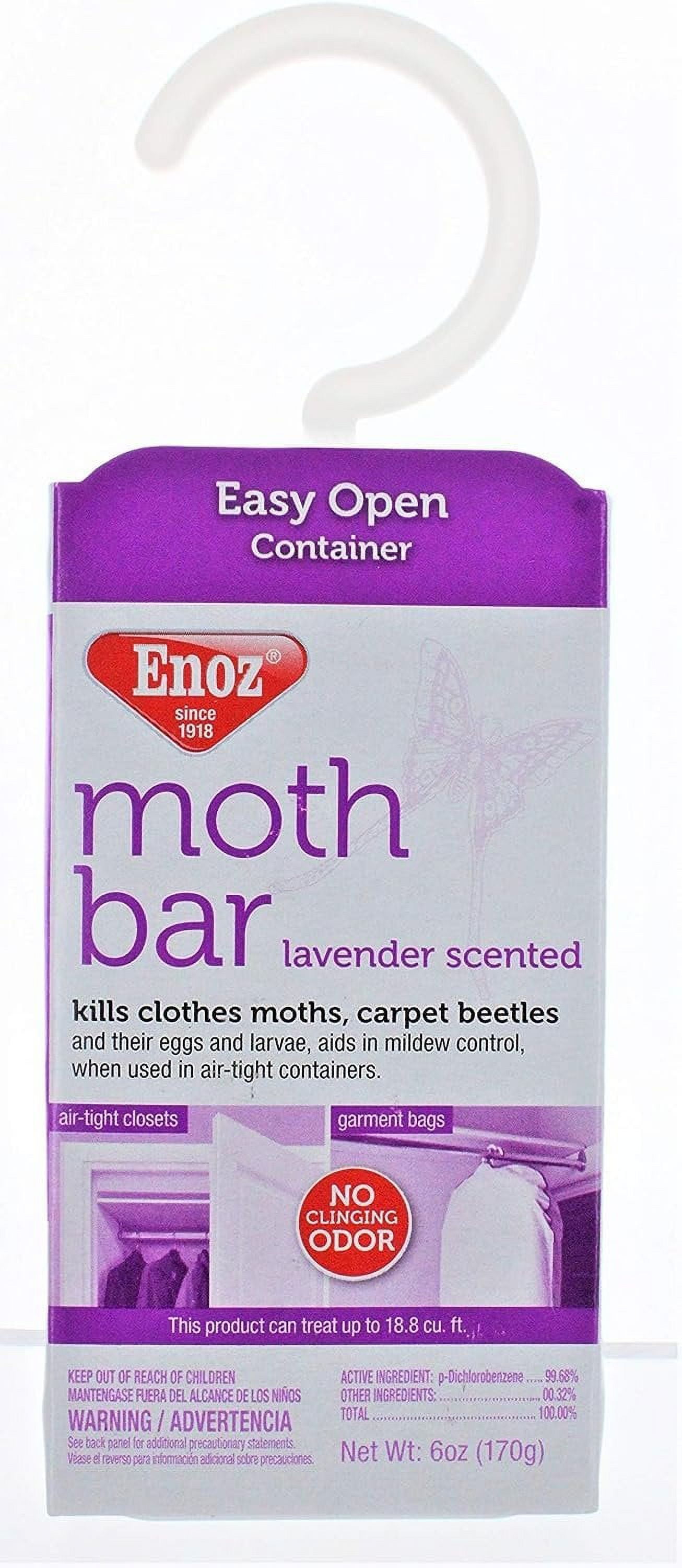 6OZ Moth Bar/Hanger - pack of 3 - Walmart.com