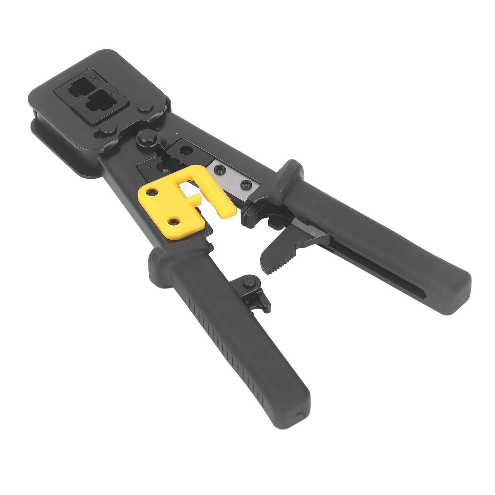 6P 8P Crystal Head Ratcheting Wire Terminal Crimper Tool for Network ...