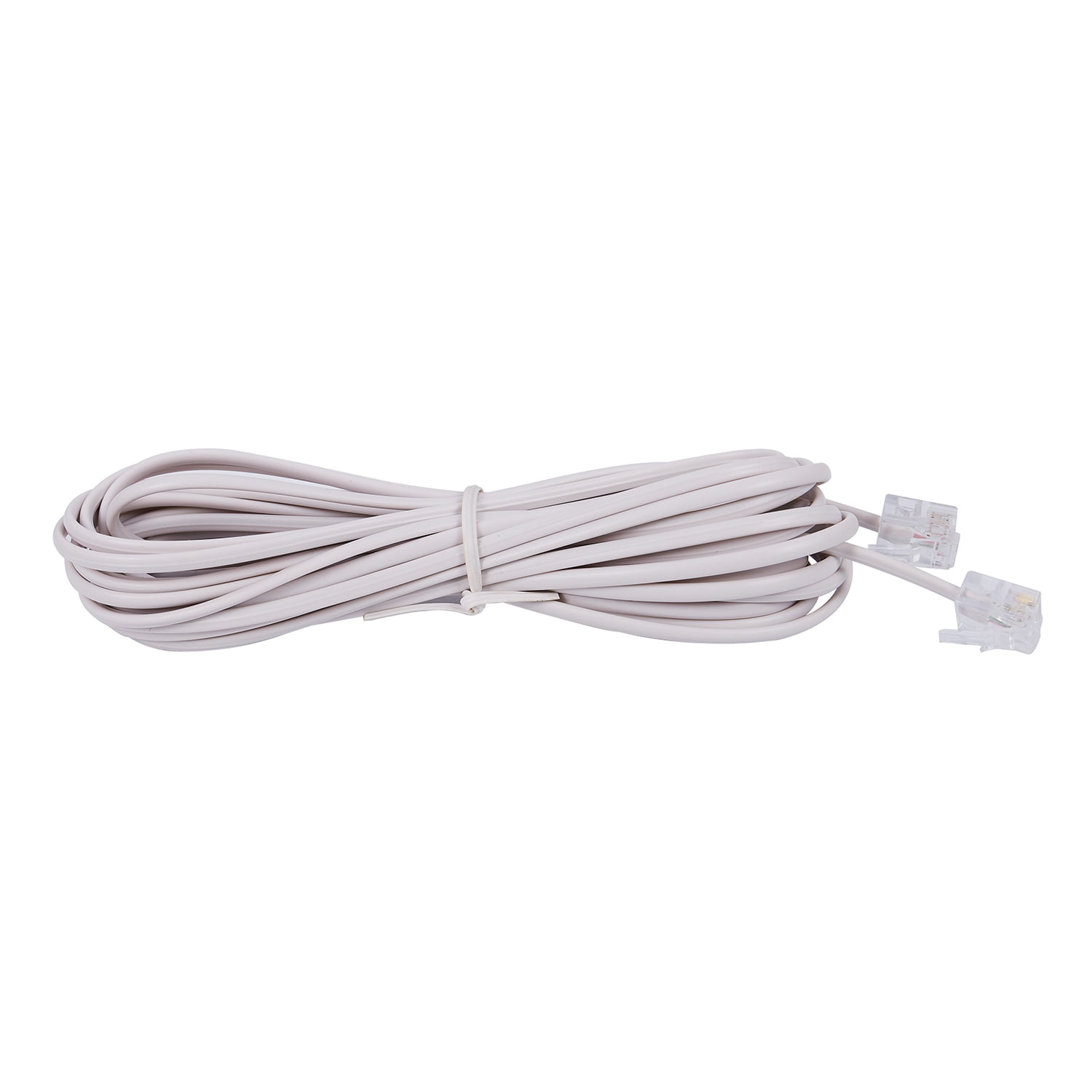 6P2C RJ11 Male to Male Plug Telephone Line Cable Wire 5M - Walmart.com