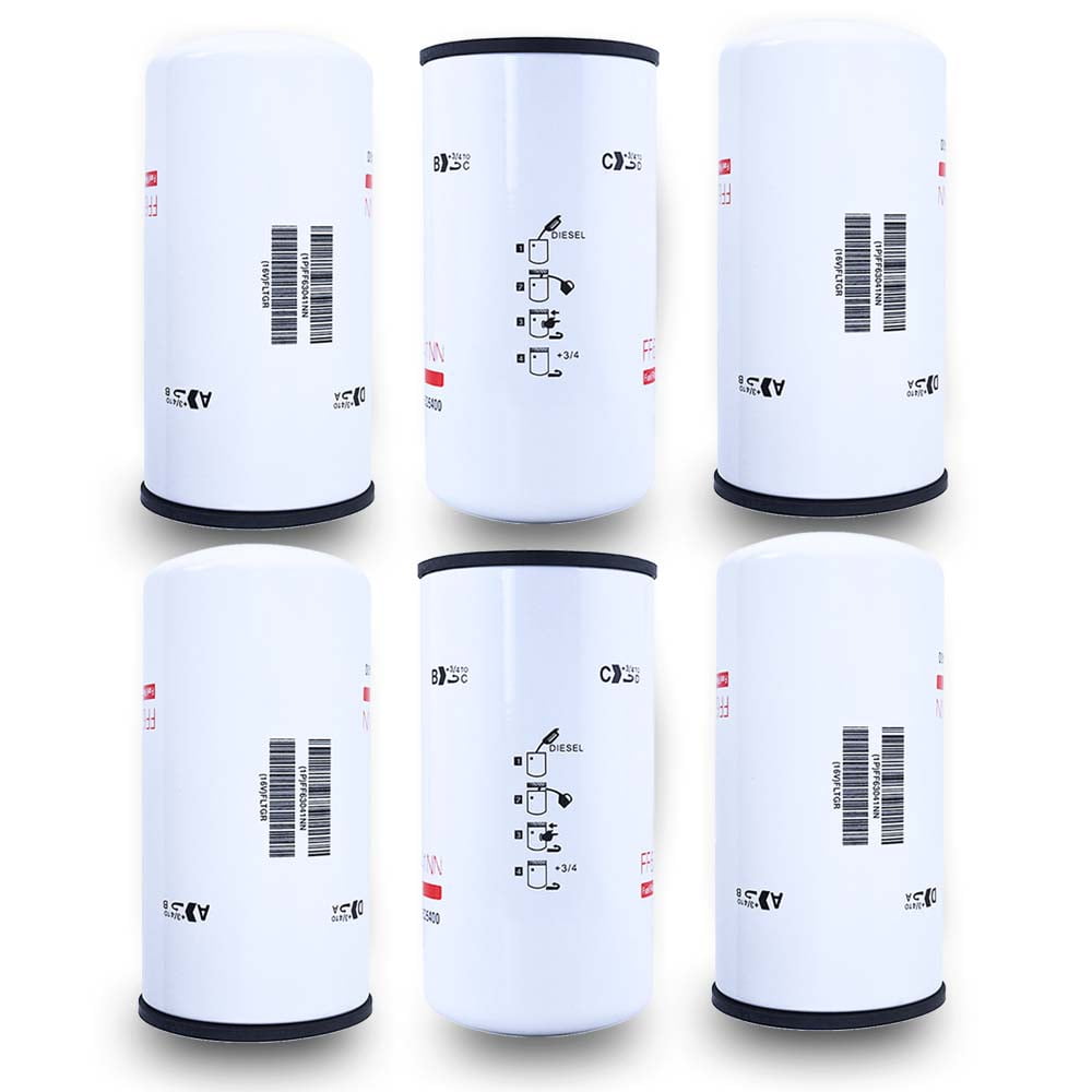 6PACK FF63041NN Fuel Filter 5526400 For Cummins FF63041 FF63041NNEB ...