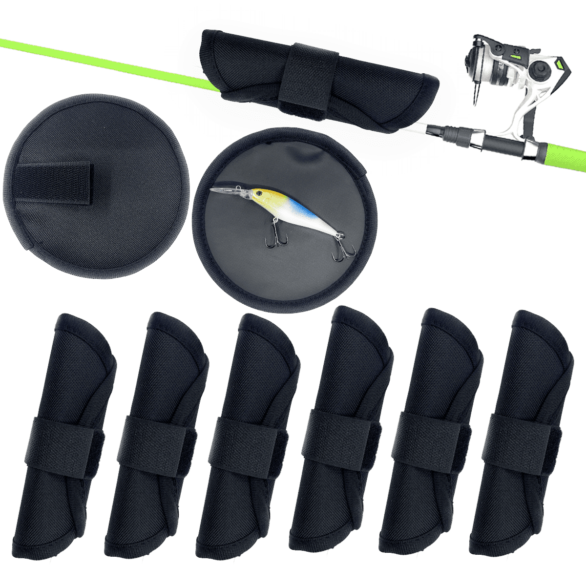 6PACK Fishing Lure Cover Lure Protectors Ensuring the safety of ...